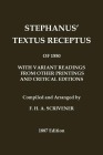Stephanus' (Stephen's) 1550 Textus Recept... - genialokal.de